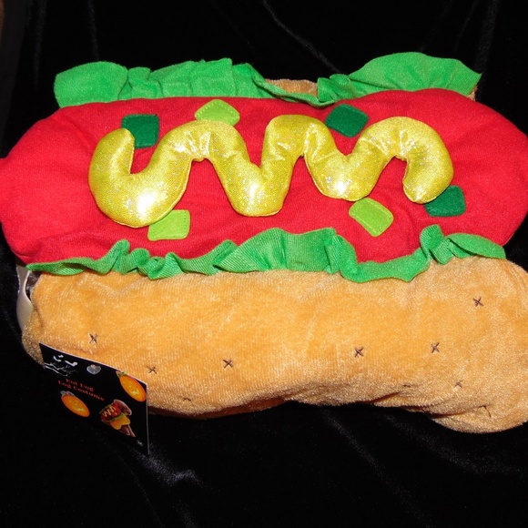 Other | Nwt Hot Dog Costume In Sz Medium Velcro Straps | Poshmark